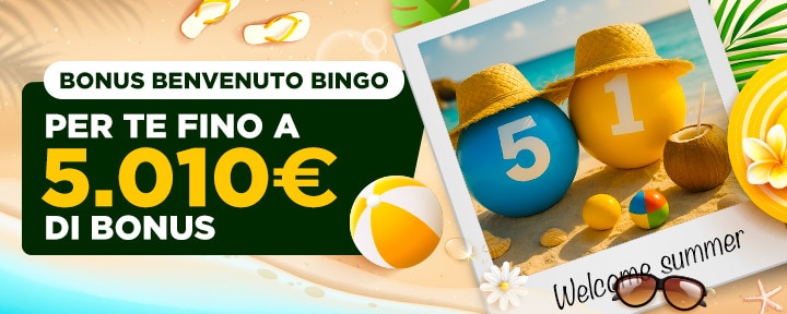 Bonus Benvenuto Bingo