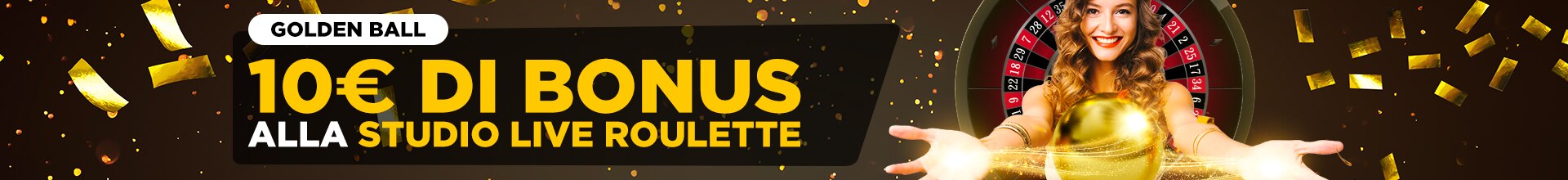 Banner Studio Live - Golden Ball