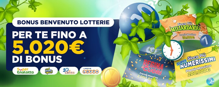 Bonus Benvenuto Lotterie
